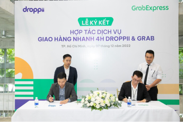 Droppii và GrabExpress hợp tác ra mắt dịch vụ giao hàng nhanh 4h ...