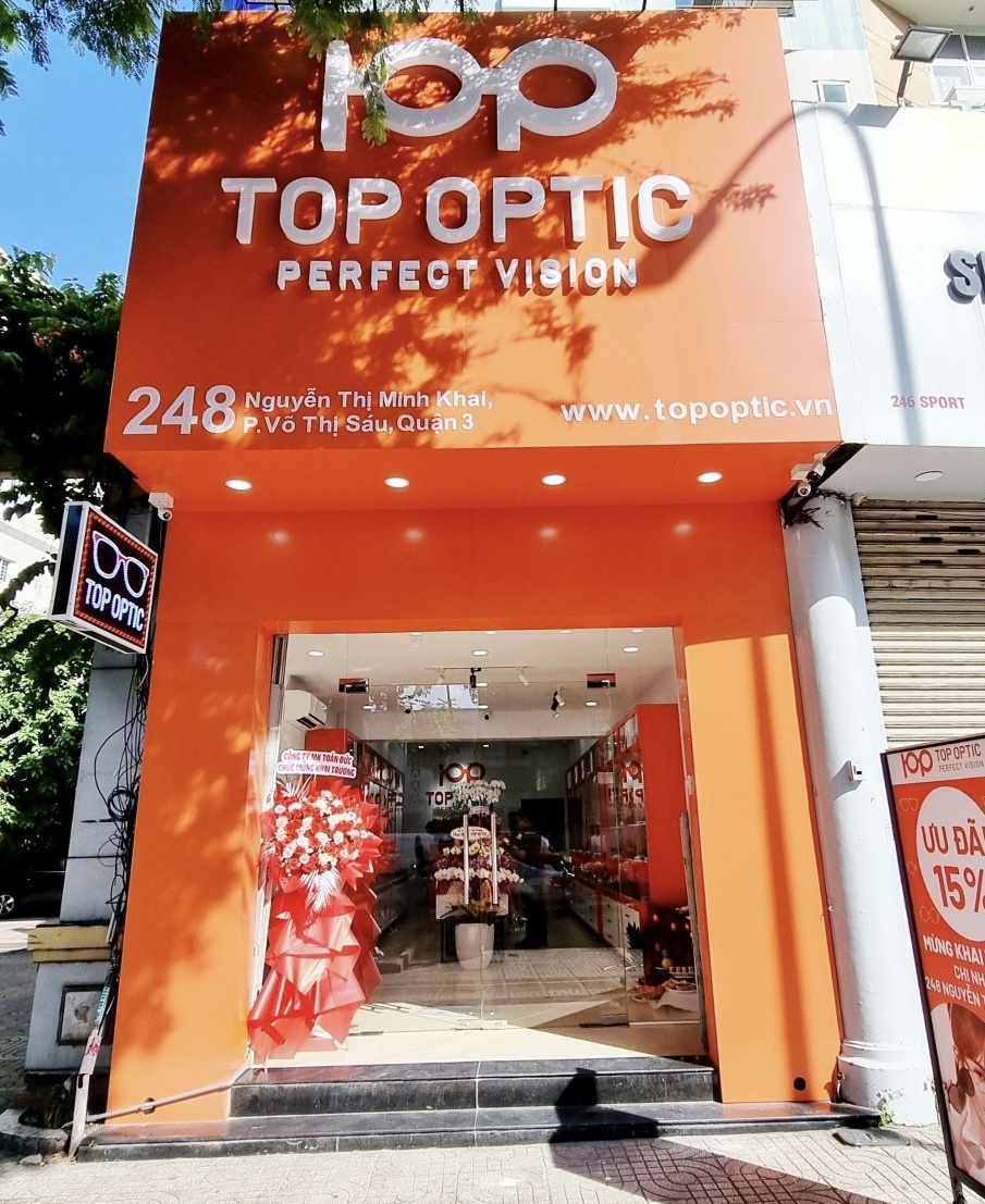 TOP OPTIC ra mắt cửa hàng thứ 3 tại quận 3, TPHCM