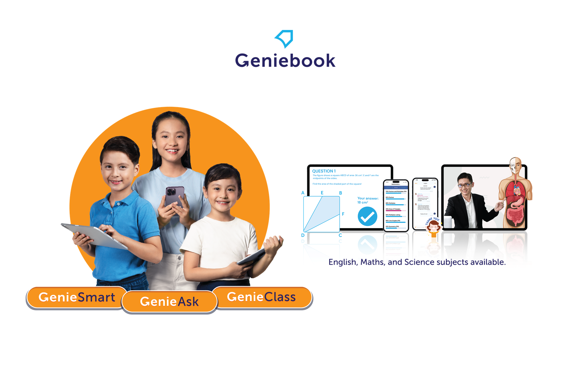 Geniebook: Bệ phóng giúp học sinh Việt Nam xuất sắc Toán tư duy Singapore