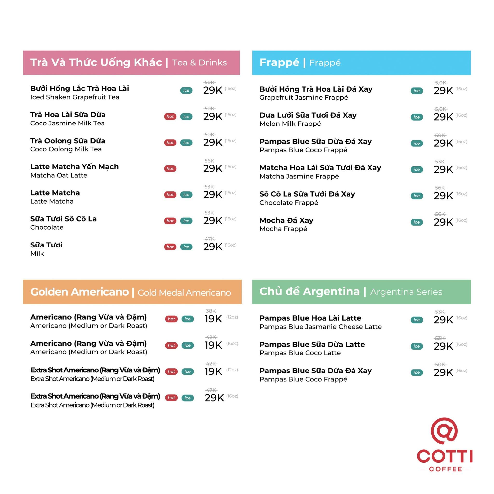 Được các "ông trùm" F&B hậu thuẫn cùng công thức nhượng quyền, Cotti ...