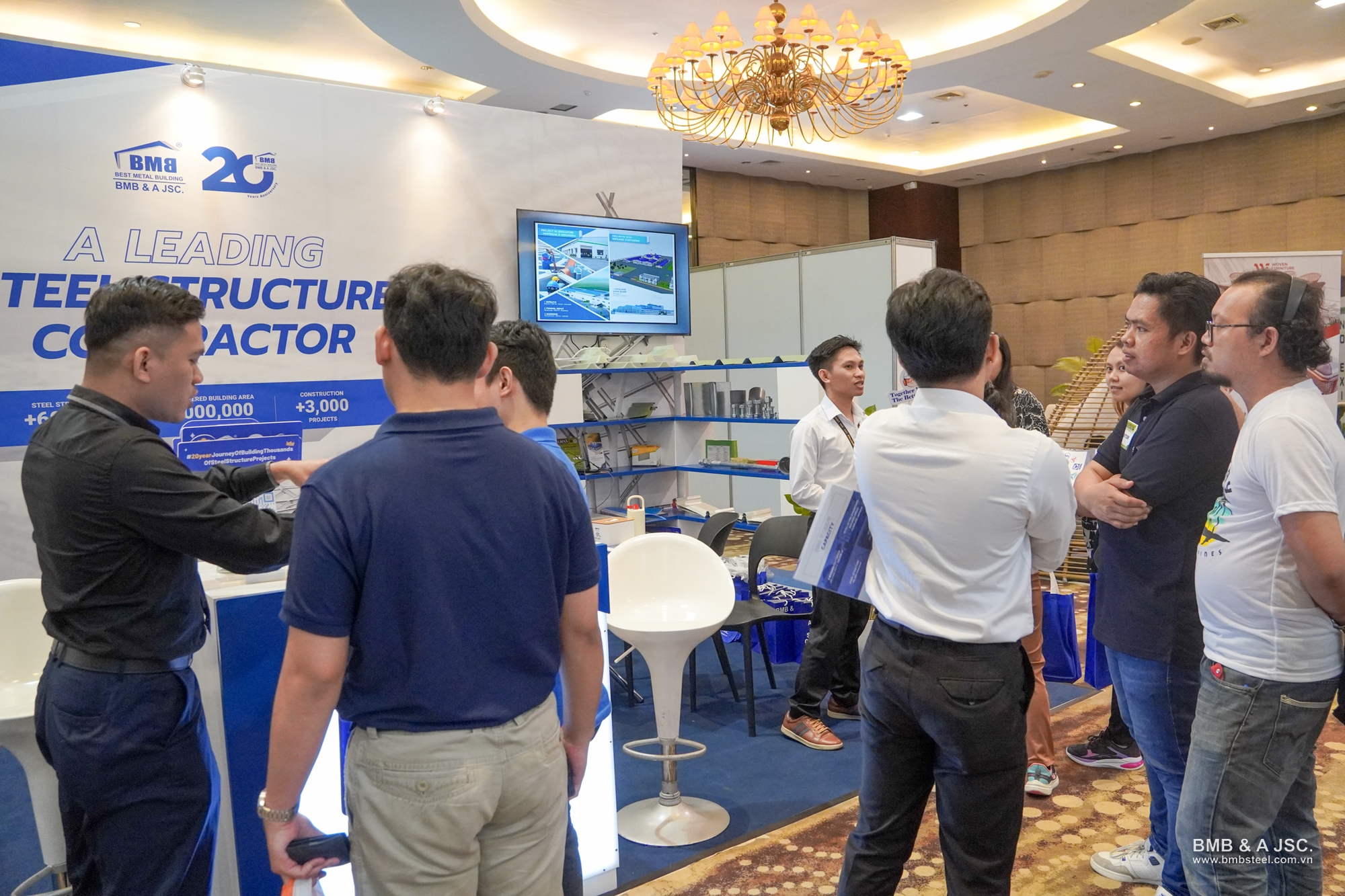 Hành trình triển lãm của BMB Steel tại Lào và Philippines