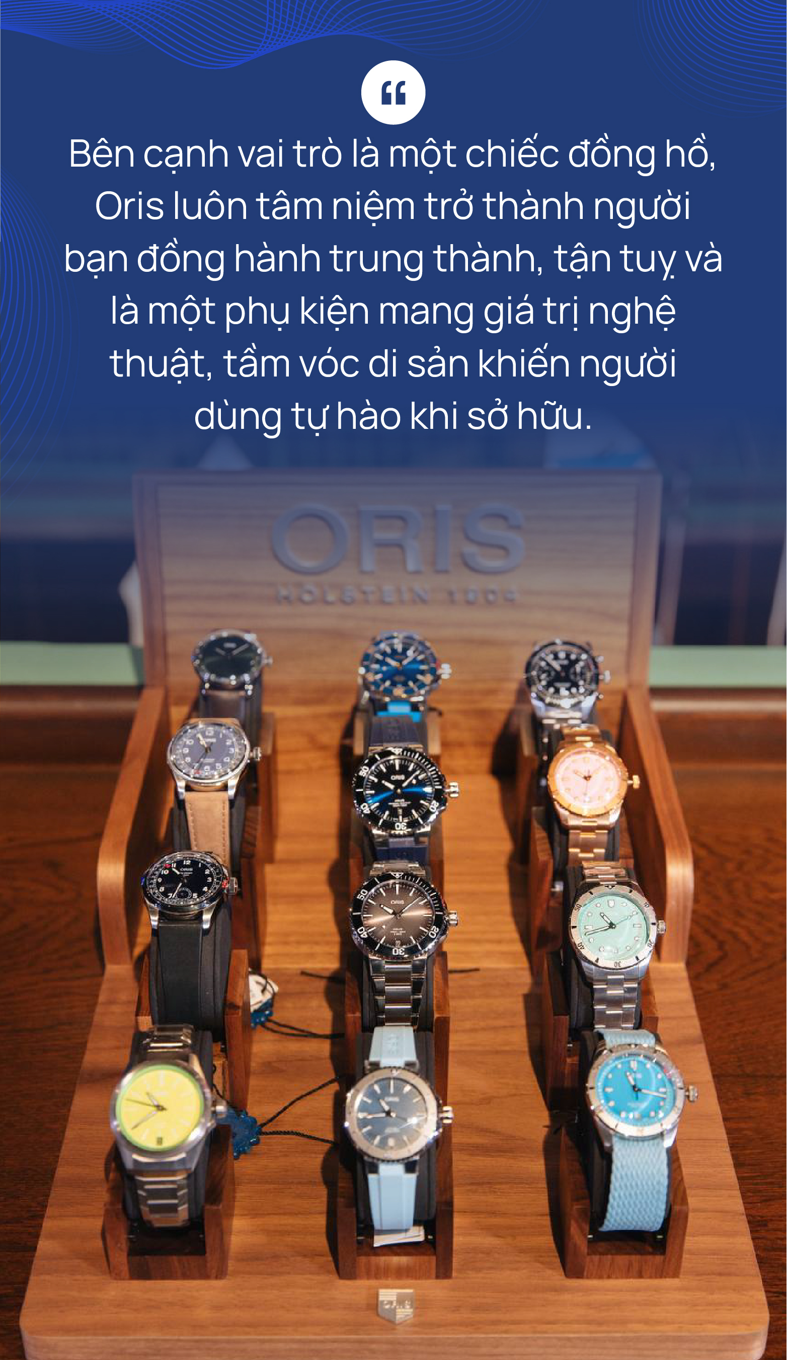 Giám đốc khu vực Châu Á/Thái Bình Dương tại Oris: Tôi tìm thấy "điểm ...