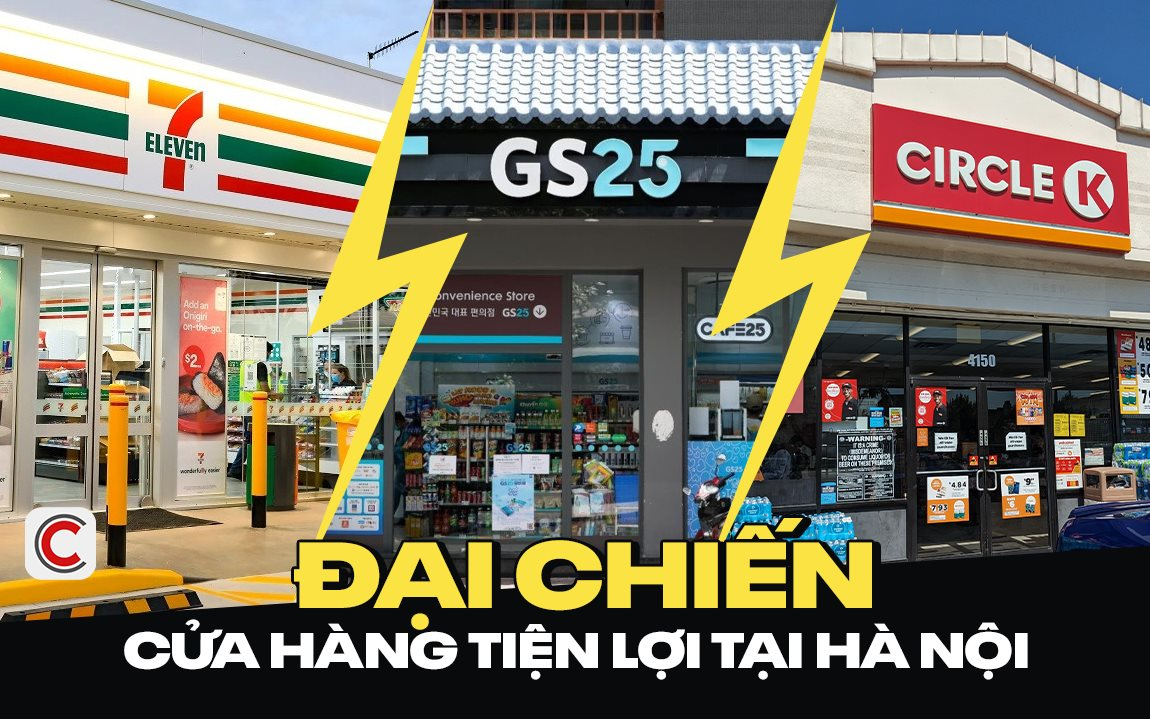 Đại chiến cửa hàng tiện lợi tại Hà Nội: 7-Eleven, GS25 chi đậm 100-200 USD/m2 thuê mặt bằng, đắt ...