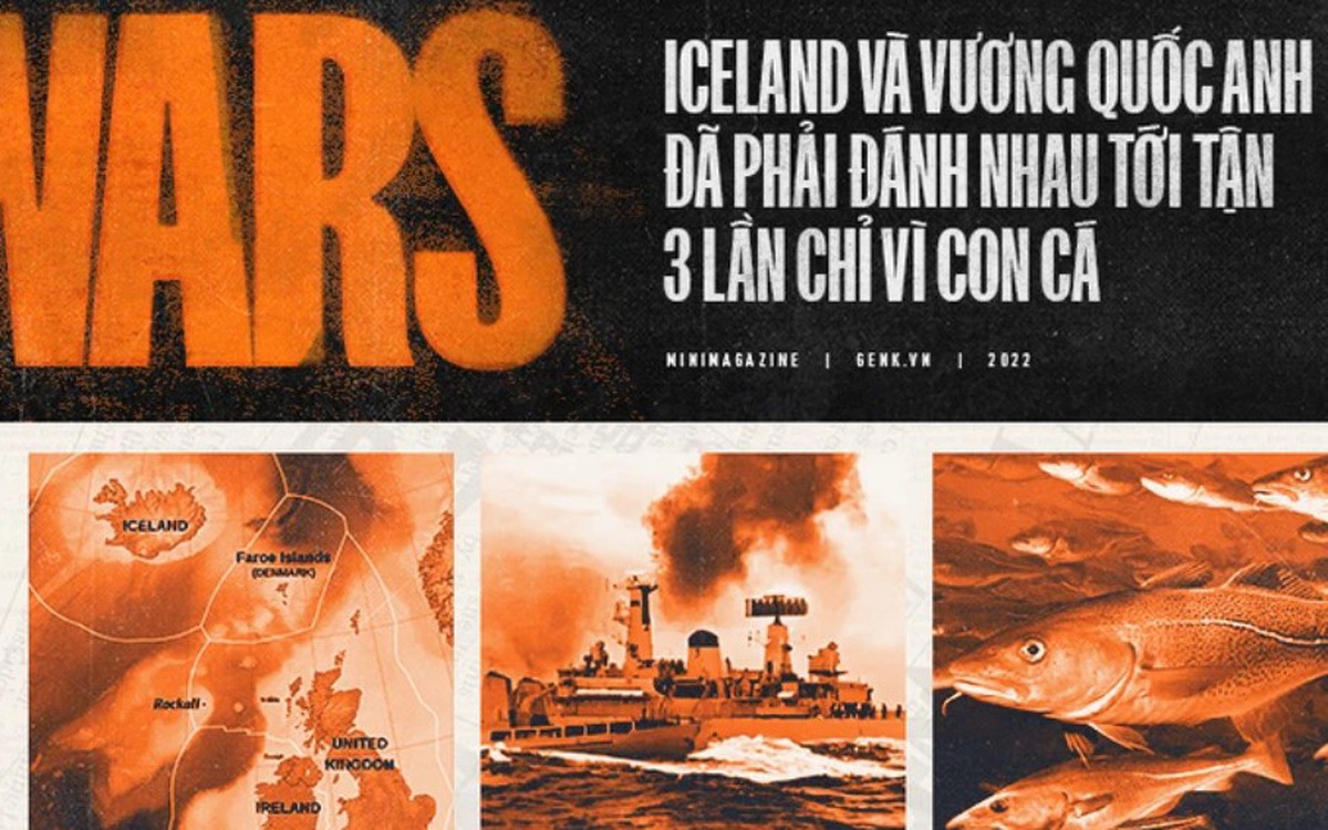 Cod Wars: Iceland và Vương quốc Anh đã phải đánh nhau tới tận 3 lần chỉ ...