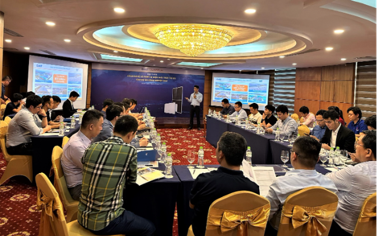 Hội thảo điện mặt trời của DAT Solar giúp tăng sản lượng, tối ưu hiệu quả