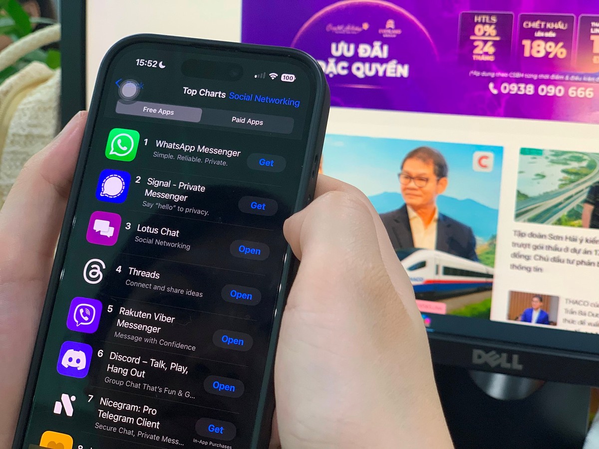 Lotus Chat - ứng dụng vừa vượt Zalo, Messenger về lượt tải: Người dùng ...