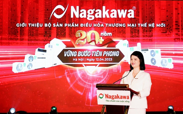 Điều hòa thương mại của Nagakawa có dải công suất lên tới 144HP