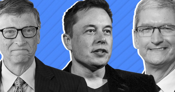 Từ Bill Gates đến Elon Musk và Tim Cook, tất cả các tỷ phú hàng đầu thế ...