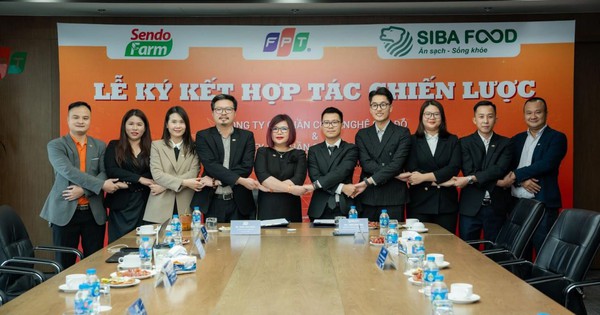 FPT Sendo Farm ký kết hợp tác thành công cùng Siba Food và Chợ Tốt