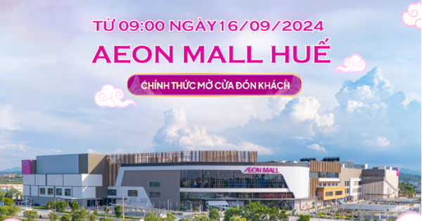 Ngất ngây trước độ sang xịn của AEON MALL Huế